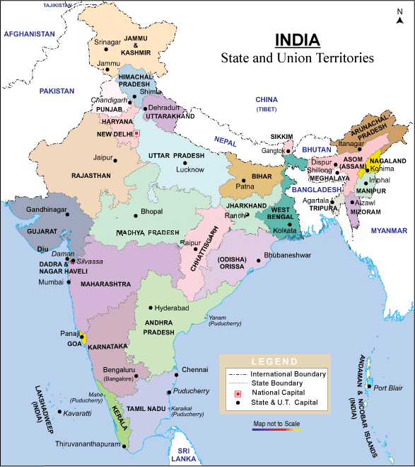 Map Of India: India_map