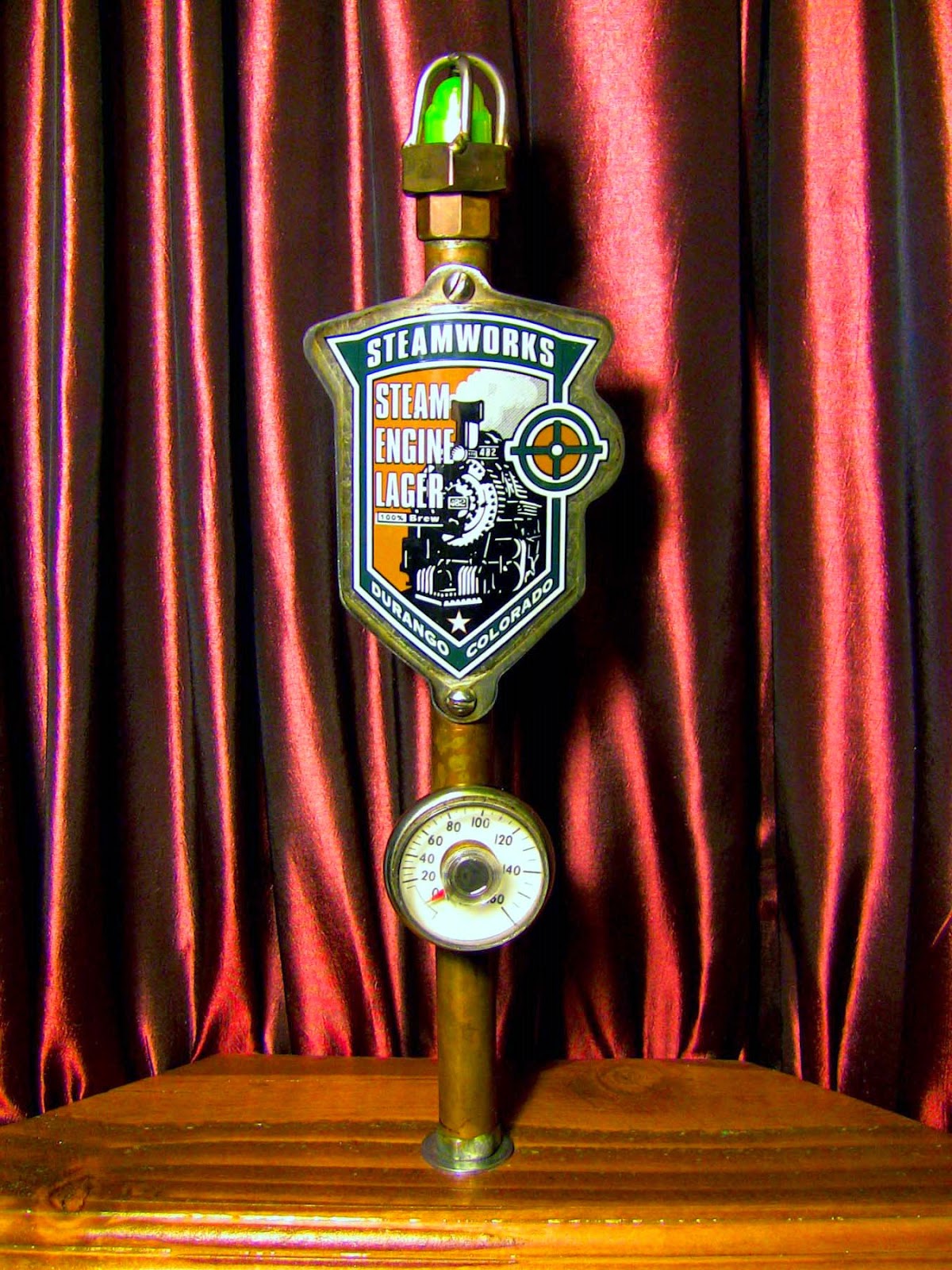 Tap Handle #480: Steamworks (U.S.) - Steam Engine Lager