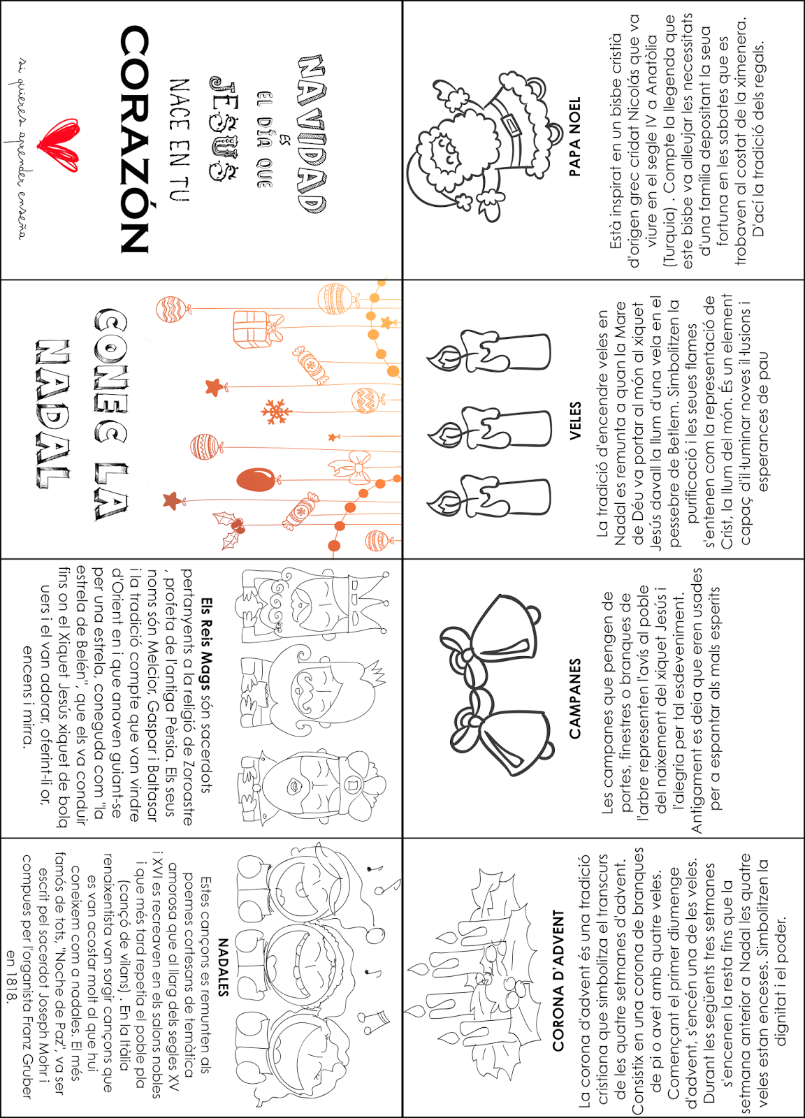 MINI LIBROS DE LA NAVIDAD - Si quieres aprender, ENSEÑA.