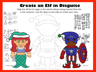 Art Sub Lessons: Winter Art Worksheets for Early Finishers