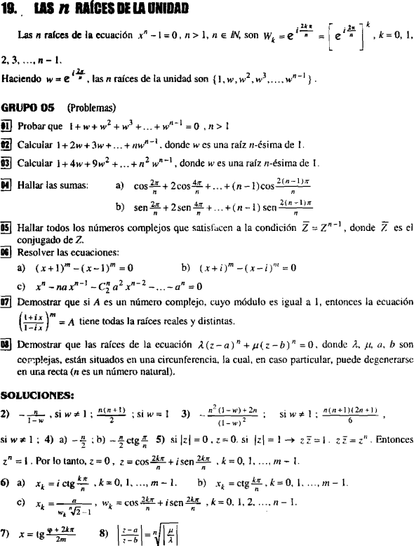 NÚMEROS COMPLEJOS EJERCICIOS Y PROBLEMAS RESUELTOS DE MATEMATICAS DE ...