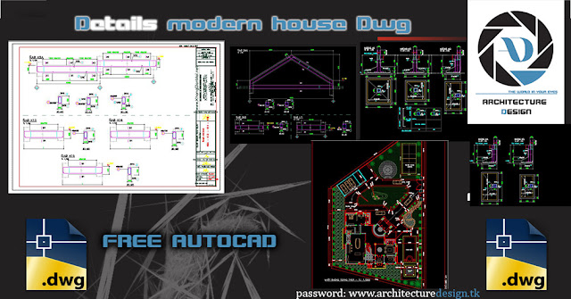 Modern House Dwg Free Download - Architecture Design | sketchup, Dwg ...