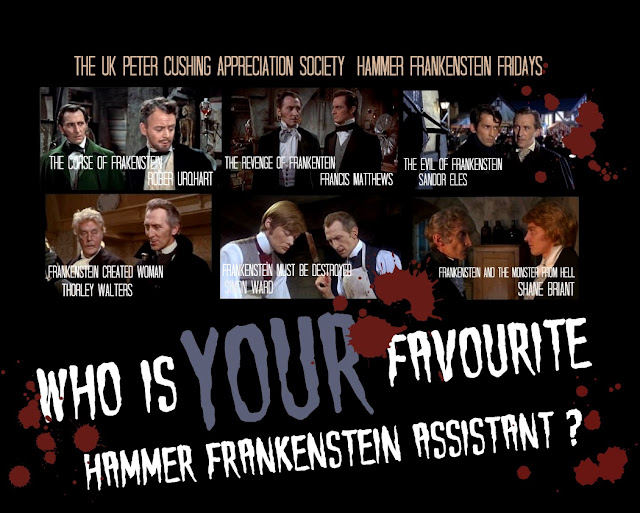 The Black Box Club: PETER CUSHING: HAMMER FILMS FRANKENSTEIN ASSISTANTS ...