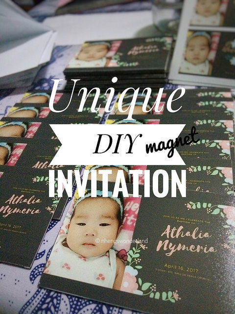 Unique DIY Magnet Invitation - Nheng's Wonderland