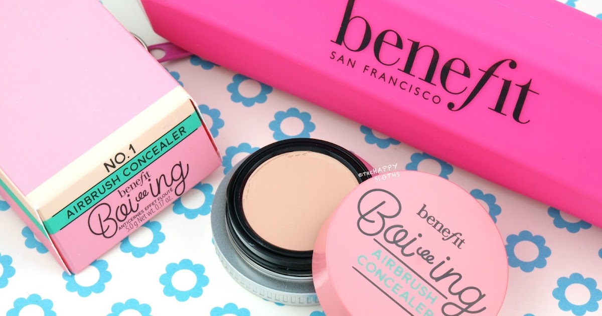 Benefit Cosmetics Boi-ing Airbrush Concealer: Review and Swatches | The ...
