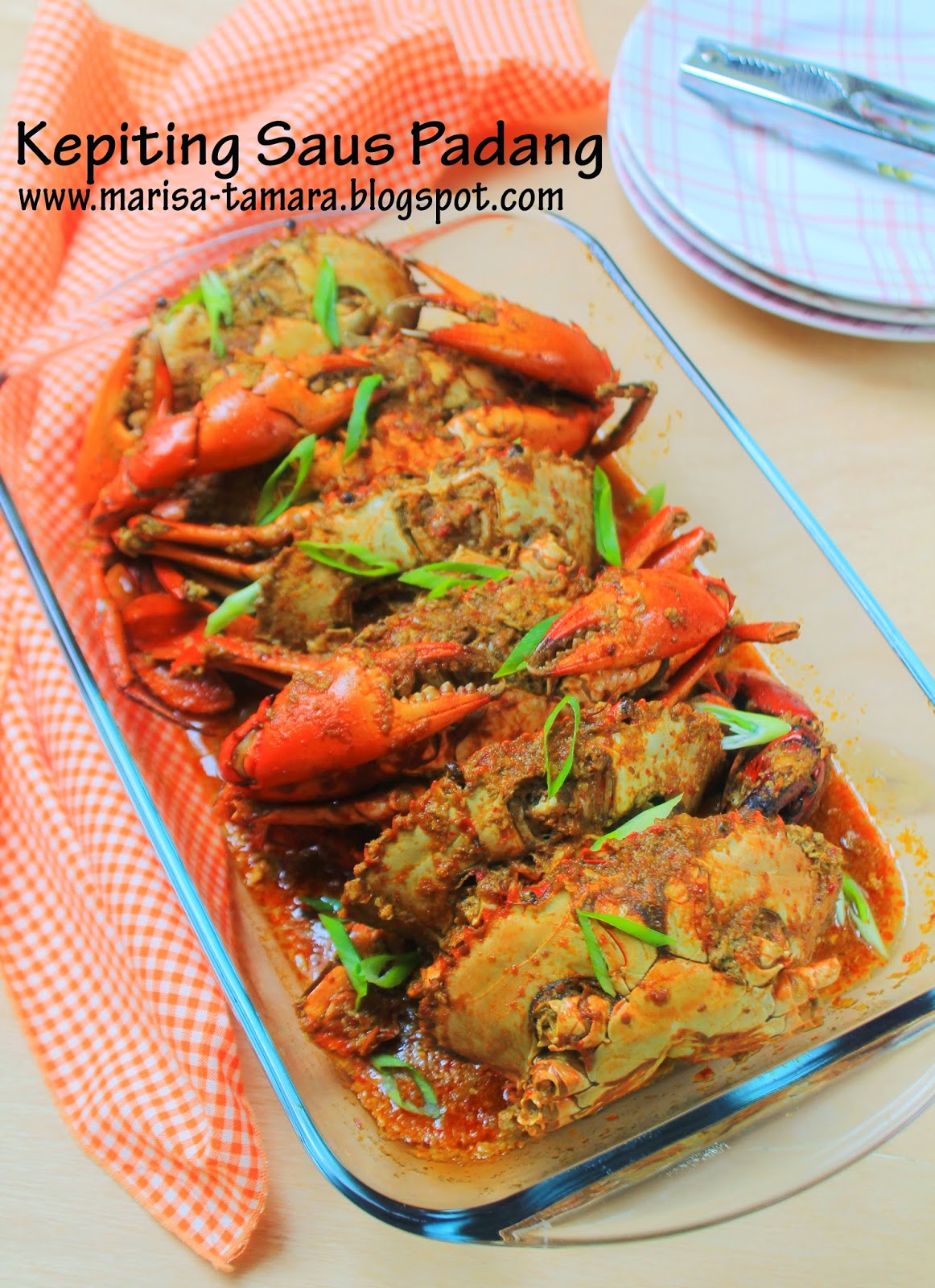 Welcome To Marisa's Kitchen: Kepiting Saus Padang