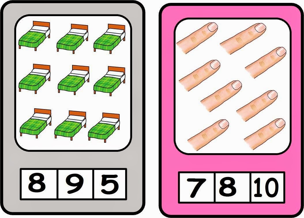 El blog de la seño Loli: TARJETAS PARA CONTAR