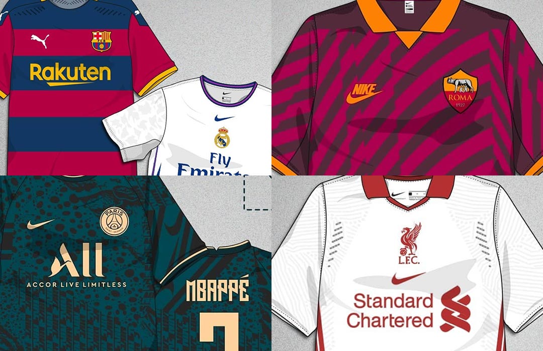 Best Of | 40+ Concept Kits By Swedish Designer Marcus Led - Footy Headlines