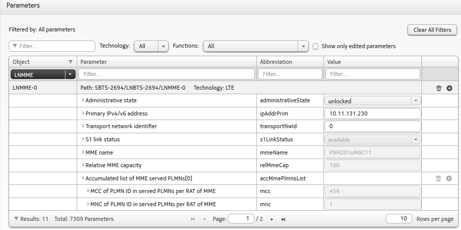 Check configuration on Nokia Single RAN in LMT