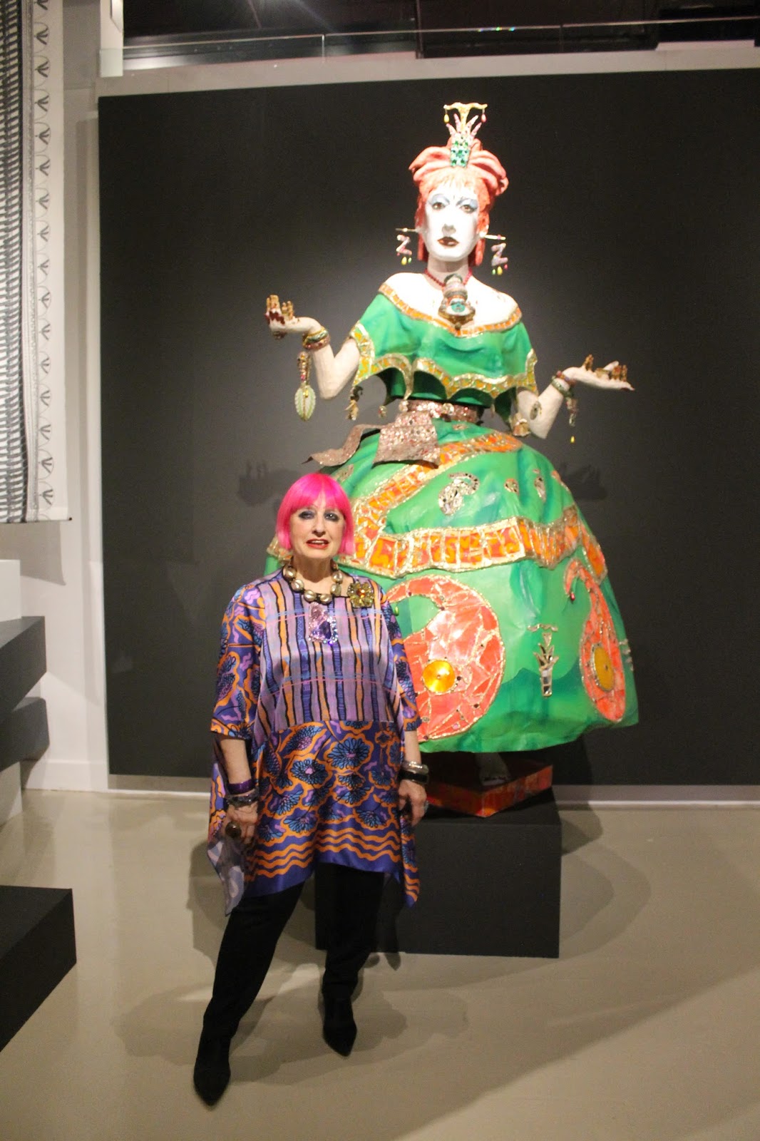 Zandra Rhodes " Unseen" at the Fashion and Textile Museum