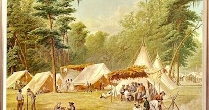 Life In A Civil War Army Camp ~ Civil War Rx