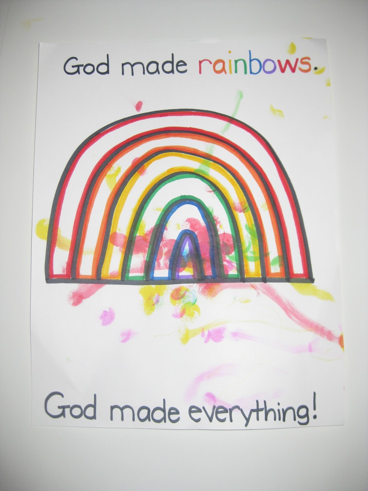 Teacher Turned Momma: God Made Everything! Color Book