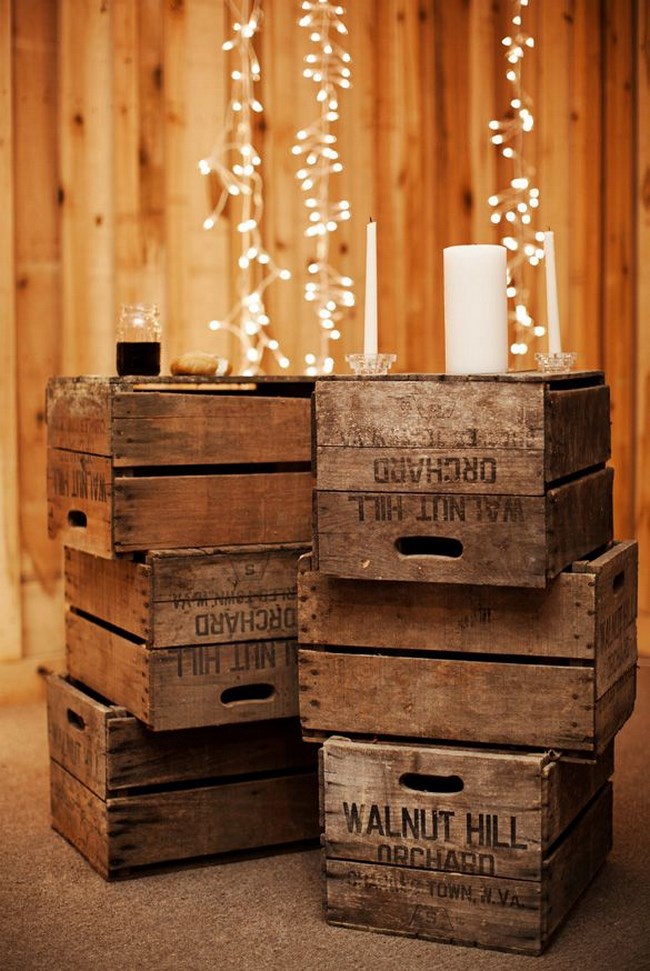 Wooden boxes for wedding decoration - Diy Fun World
