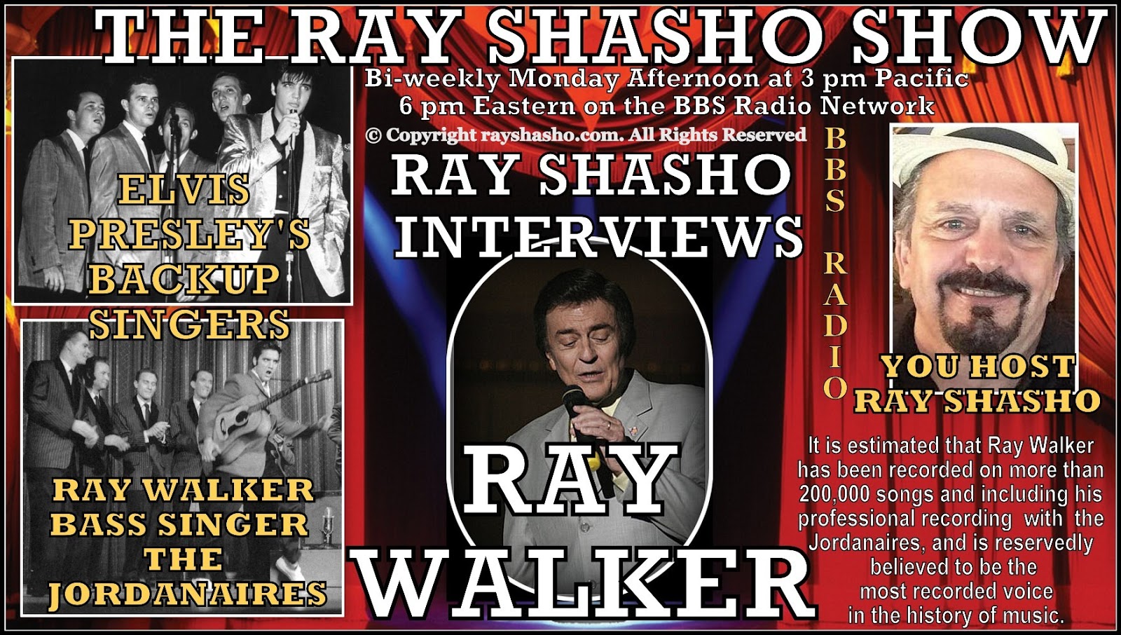 Classic Rock Here And Now: RAY WALKER OF THE LEGENDARY 'JORDANAIRES ...