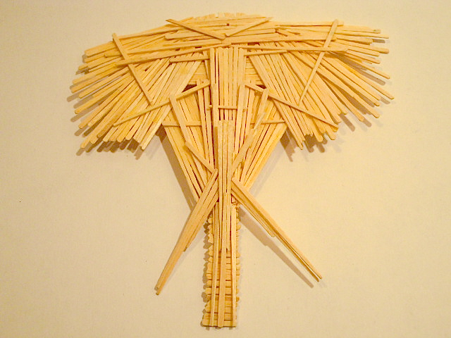 Toothpick Art On Paper