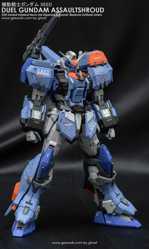 Custom Build: MG 1/100 GAT-X102 Duel Gundam Assault Shroud [Detailed ...