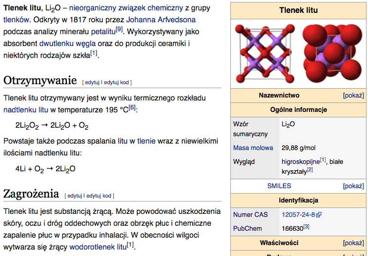 Biologia - nauka o życiu: Litowce (Metale alkaliczne), cz. 1 - Lit i sód.