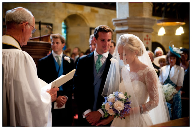 A Traditional English Countryside Wedding with a Floral Fabric Inspired ...