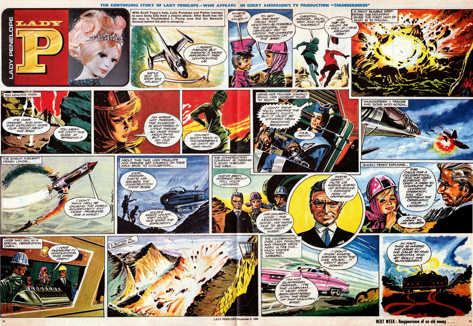BLIMEY! The Blog of British Comics: Lady Penelope No.42 (1966)