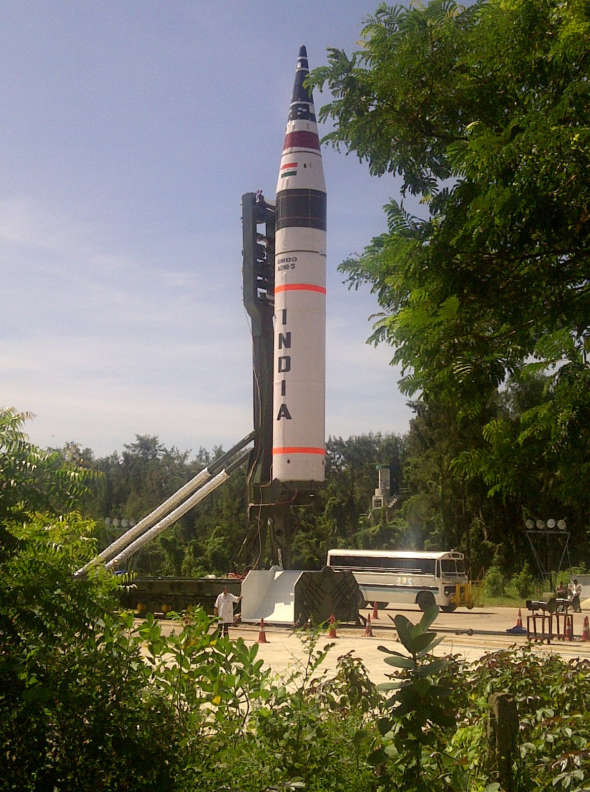 Wheeler Island readies for 5000-km range Agni-5 missile launch ...