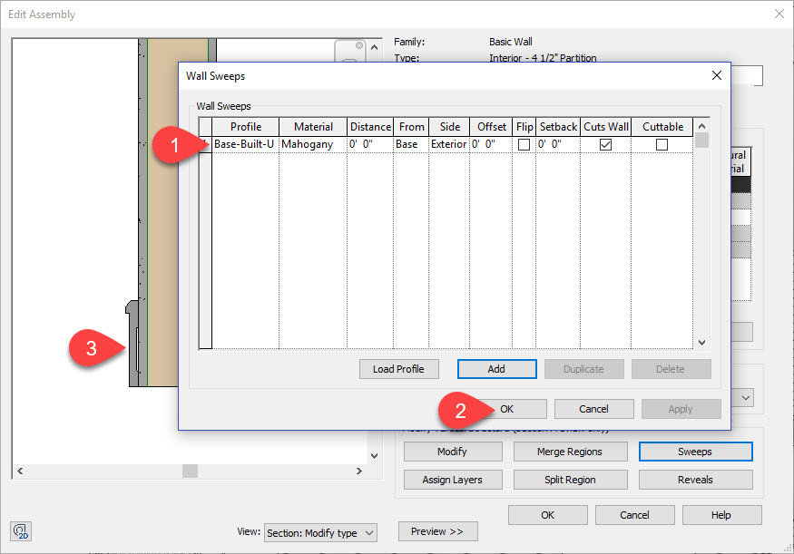 BIM Chapters: Creating Wall Baseboard in Revit - Option 1