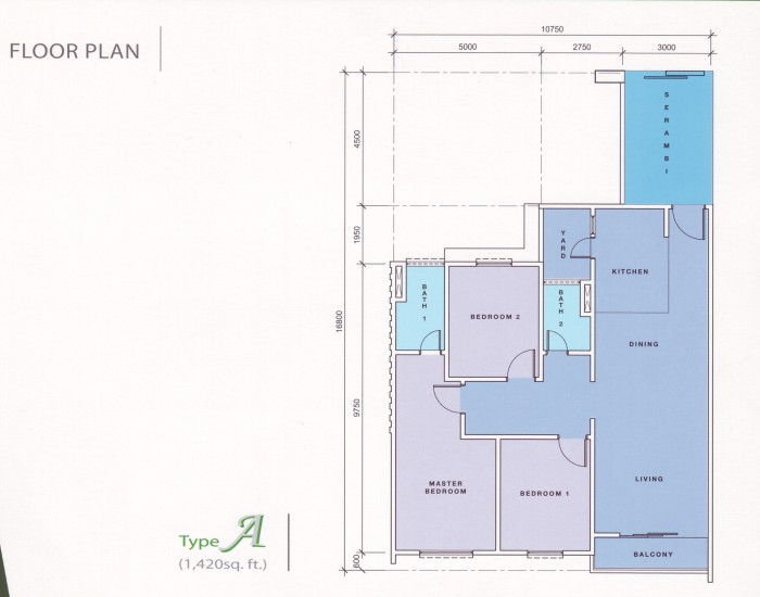 Sale/Rent - Suria Jelatek Residence: Layout Plan