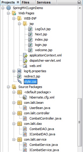 Java Spring MVC Android: Spring MVC 3 login Example With Database MySql ...