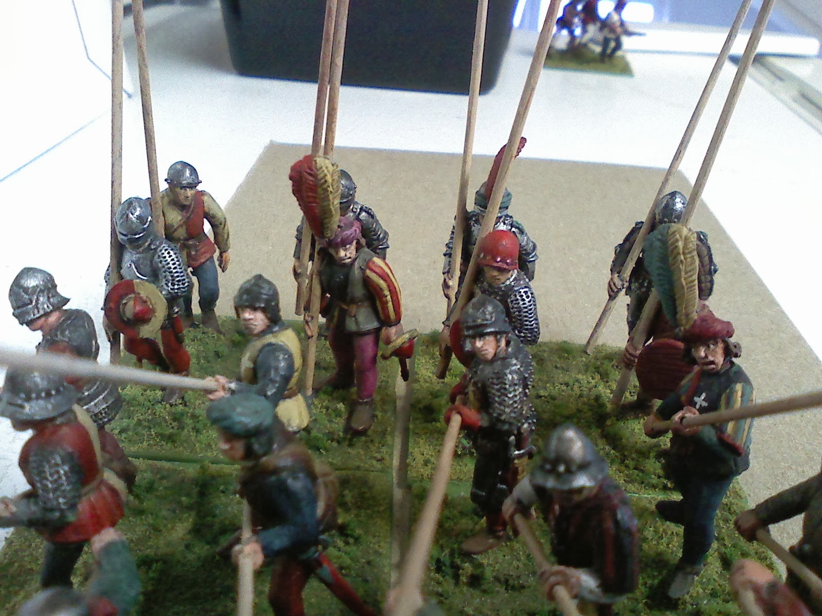 Residential Regiments: Finally some finished Swiss Pikemen!