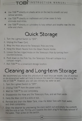 Find Your Manuals Here...: Tobi Upright Steamer Model EC1633 Instrucion ...