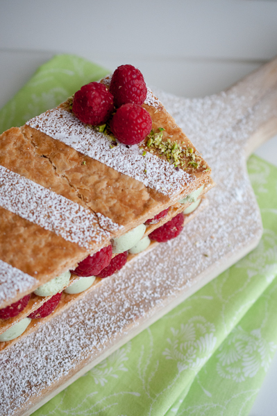 Sweet Treats: food, photography, life: Pistachio Raspberry Napoleon