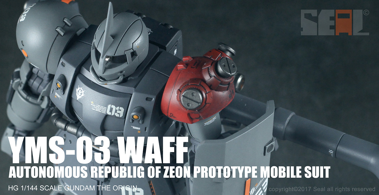 Custom Build: HG 1/144 YMS-03 Waff Custom