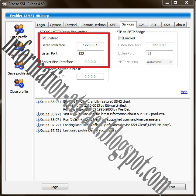 Cara mengisi bitvise ssh client - mumuwoman