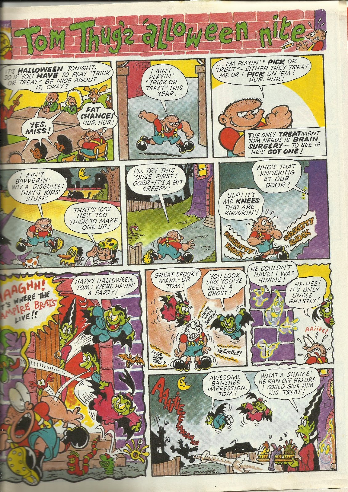 Deadpan Flook and The Blog Of Stuff!: Spooktakular British Comic Strips!