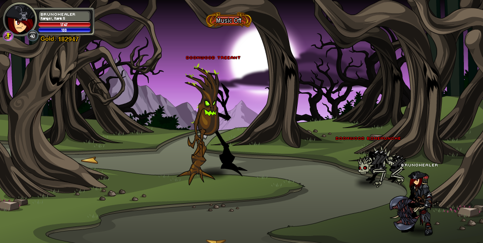 AQW News Brasil: Tutorial: DoomWood Forest