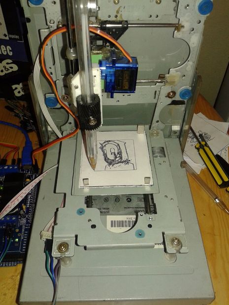 Mini CNC machine Arduino Based & Adafruit Driver Motor L293D v1 & 2 ...