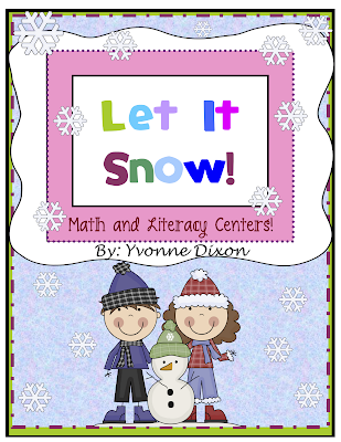 Sassy in Second: Let It Snow...Math and Literacy Centers!