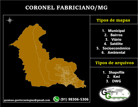 Geografia e Cartografia Digital: Mapas e Shapefiles das Cidades ...
