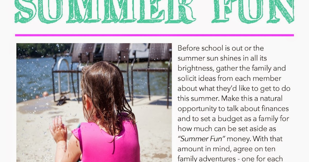 NBrynn: Summer Fun Plan