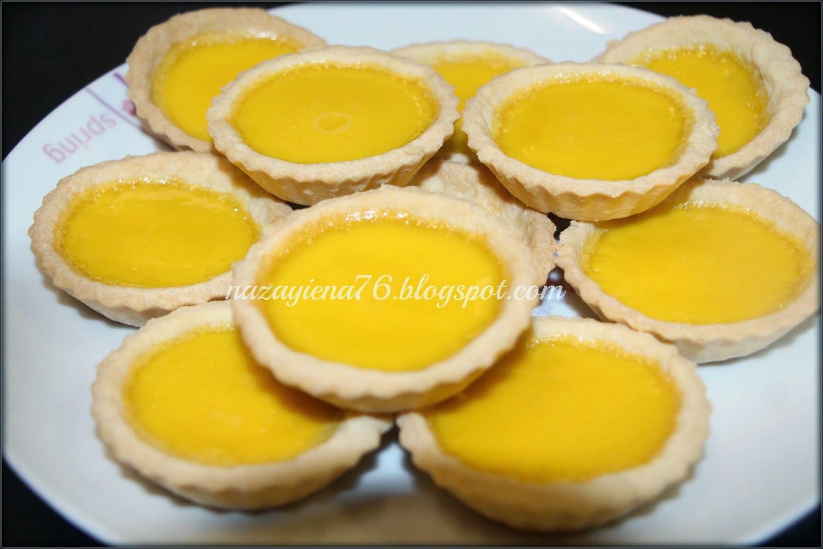 ! My Lovely Family Blog !: Resepi tart telur