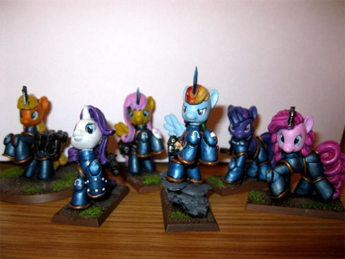 El Taller del Cuervo: My little Pony Space Marine!