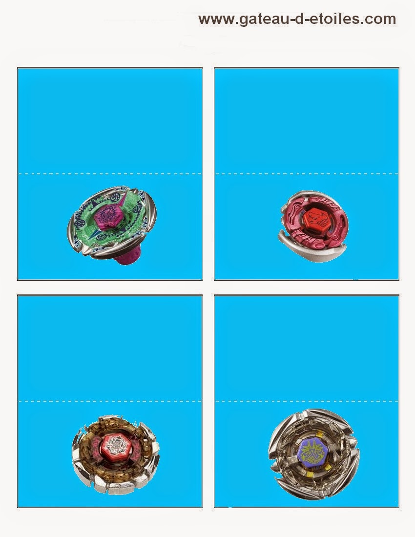 Beyblade: Free Printable Kit. - Oh My Fiesta! for Geeks