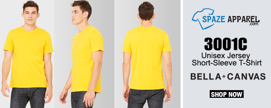 Bella+Canvas 3001C Unisex Jersey Short-Sleeves T-Shirt - Spaze Apparel