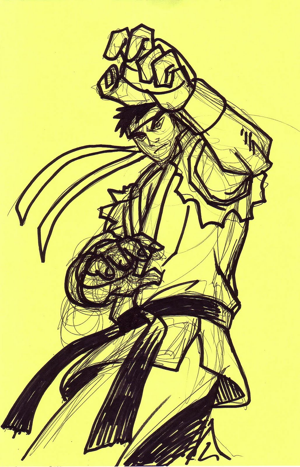 CAVALIER DESIGN WORKS: Oh look, It's Ryu from Street Fighter!