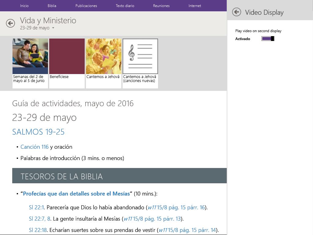 JW Library - Windows 8 y 10 | Herramientas para estudiar la Biblia