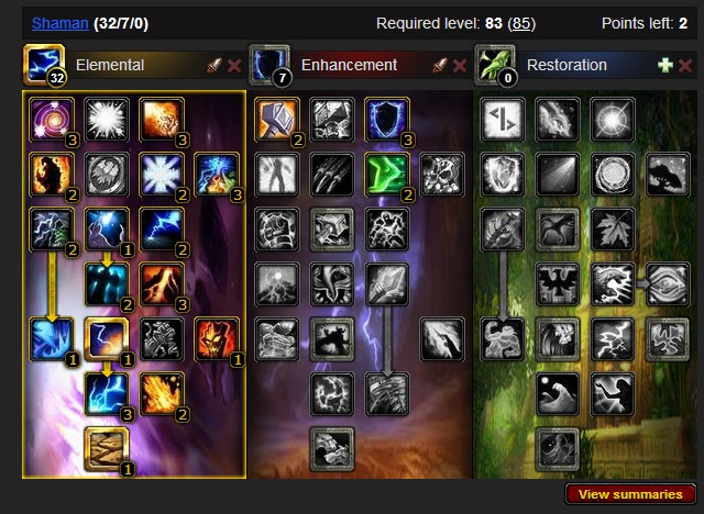 GuíasWOWlv85: Build chamán elemental PvE (4.3)