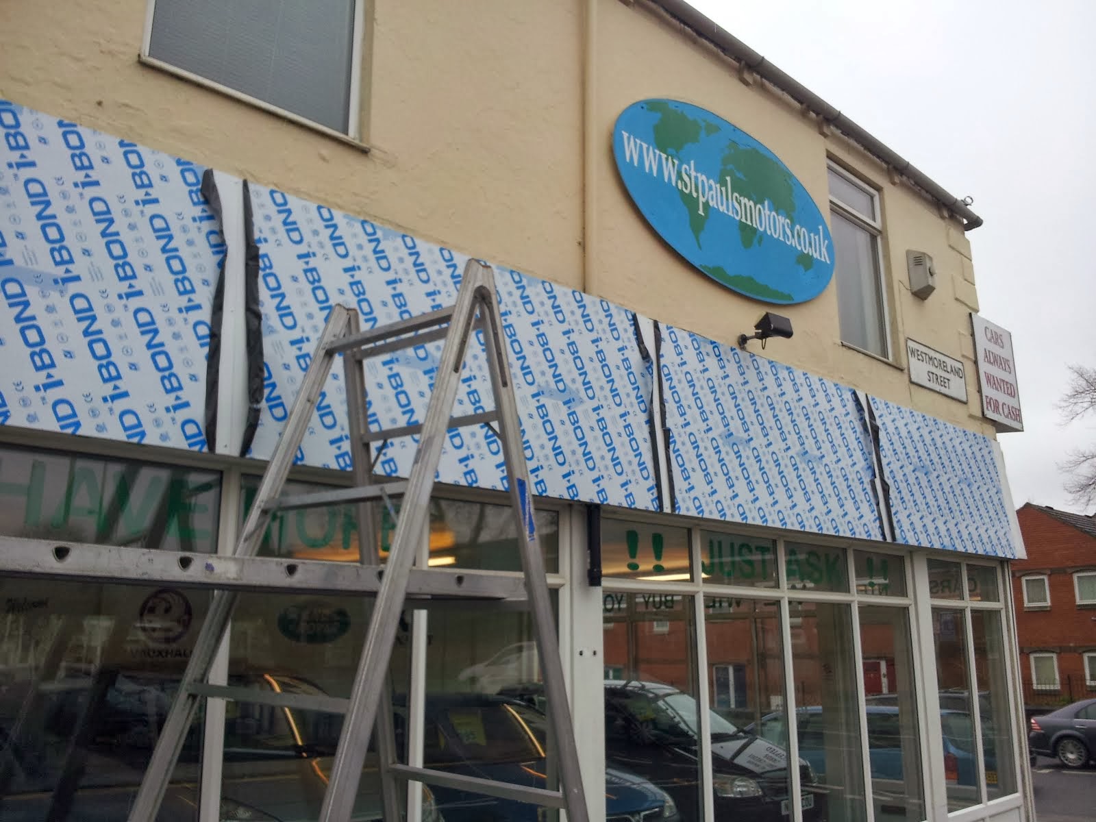 The Green I Signs Blog: white dibond composite board signs supplied ...