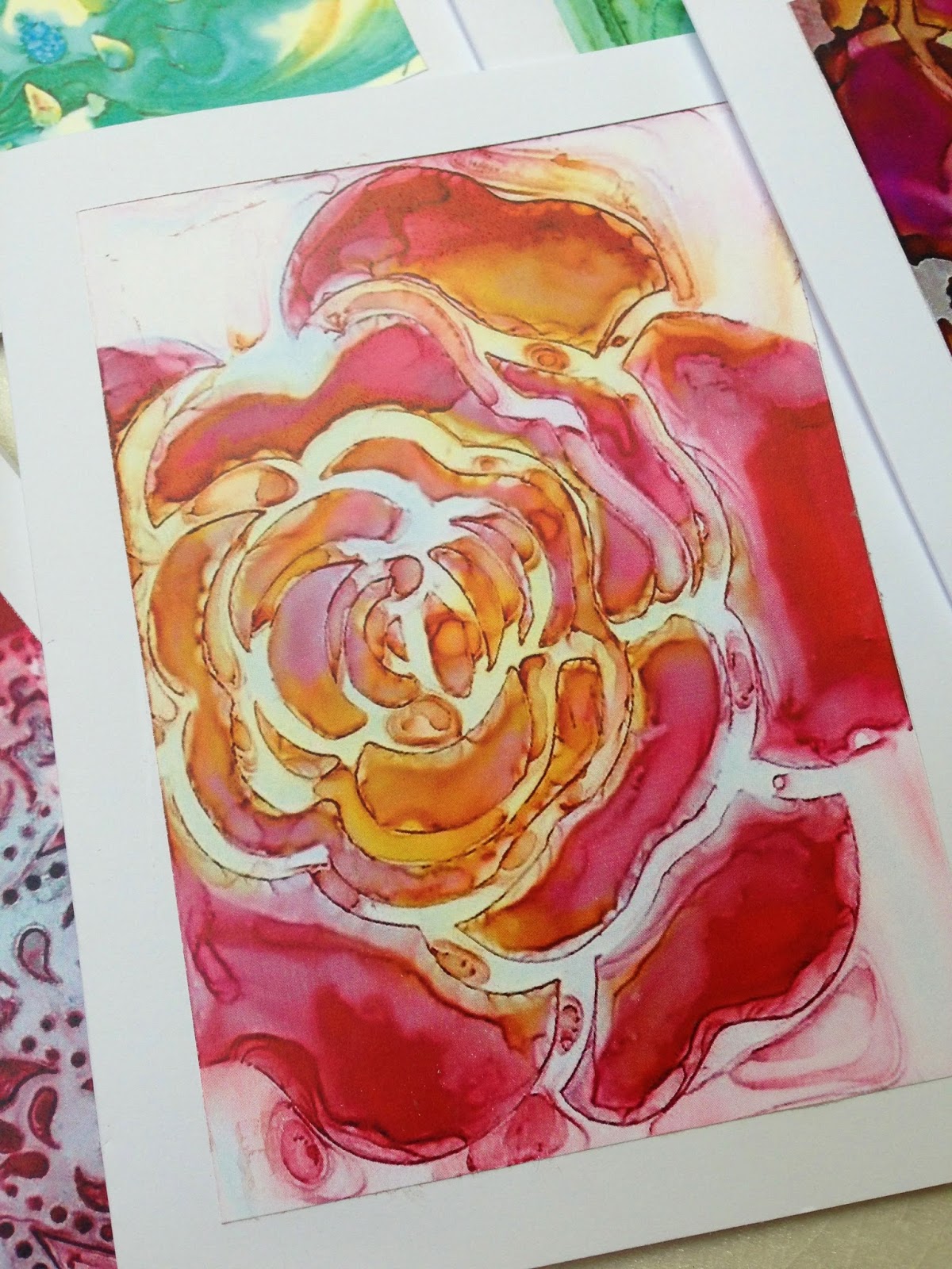 Playing With Paint: MORE YUPO AND ALCOHOL INKS
