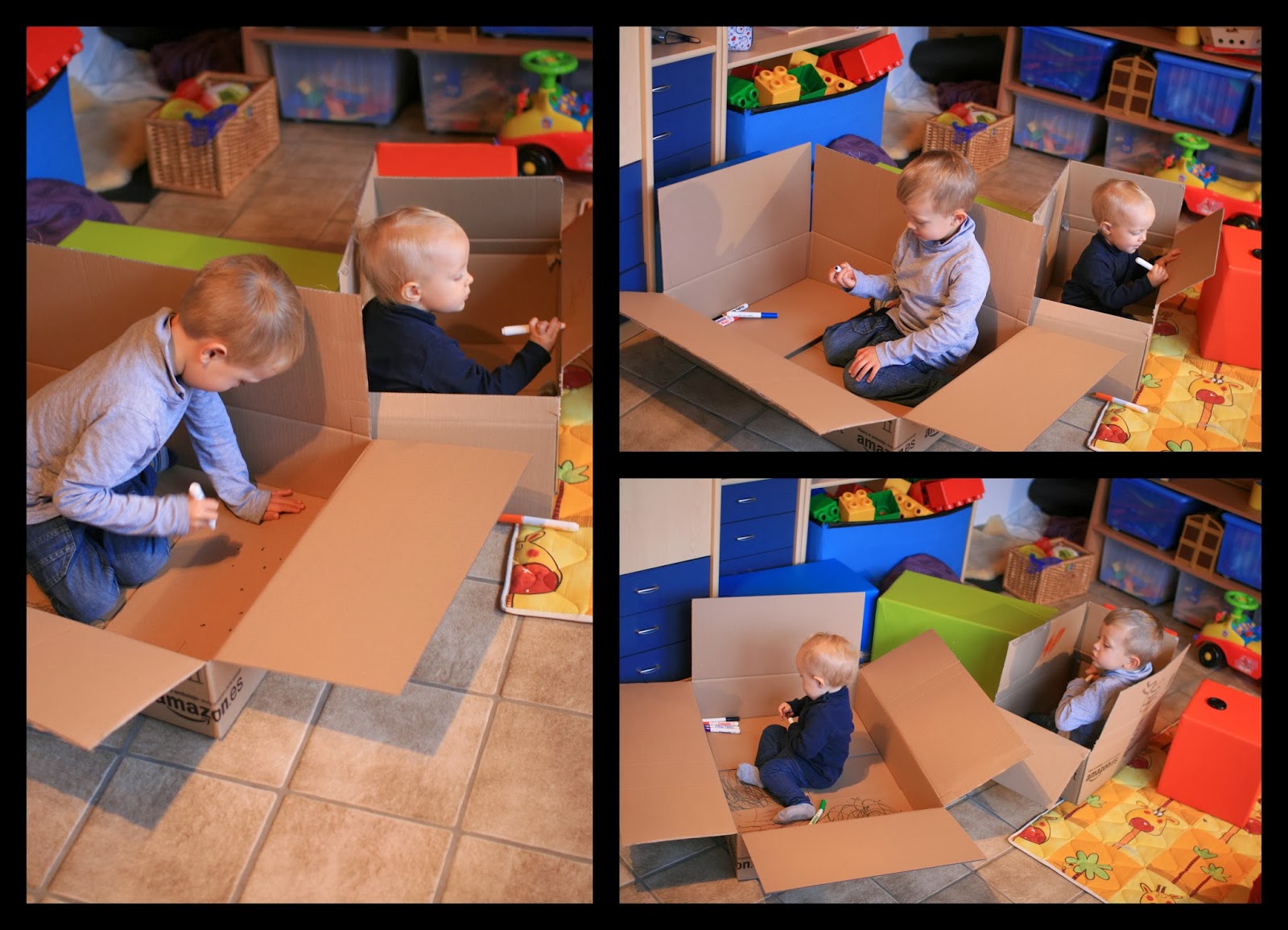 Kikiricosas: Arte en una caja de carton