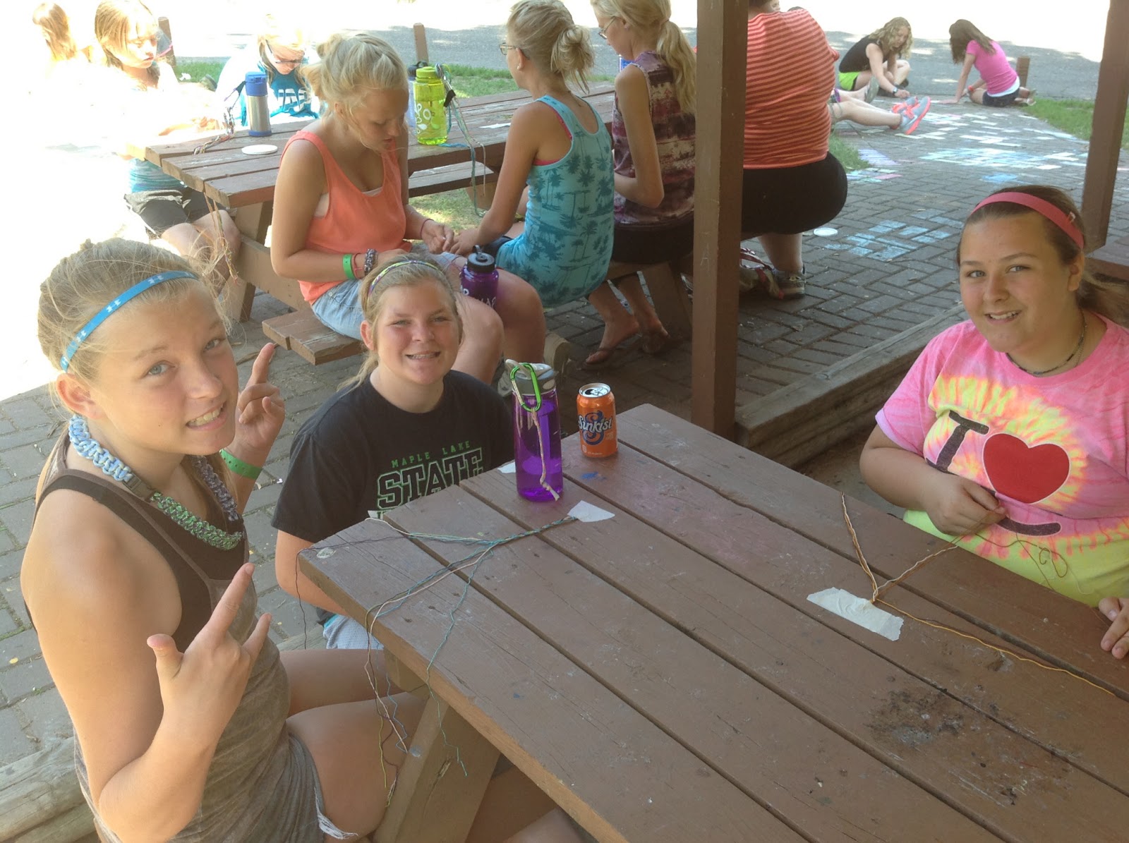 Wapo Bible Camp Youth Blog: Free time!