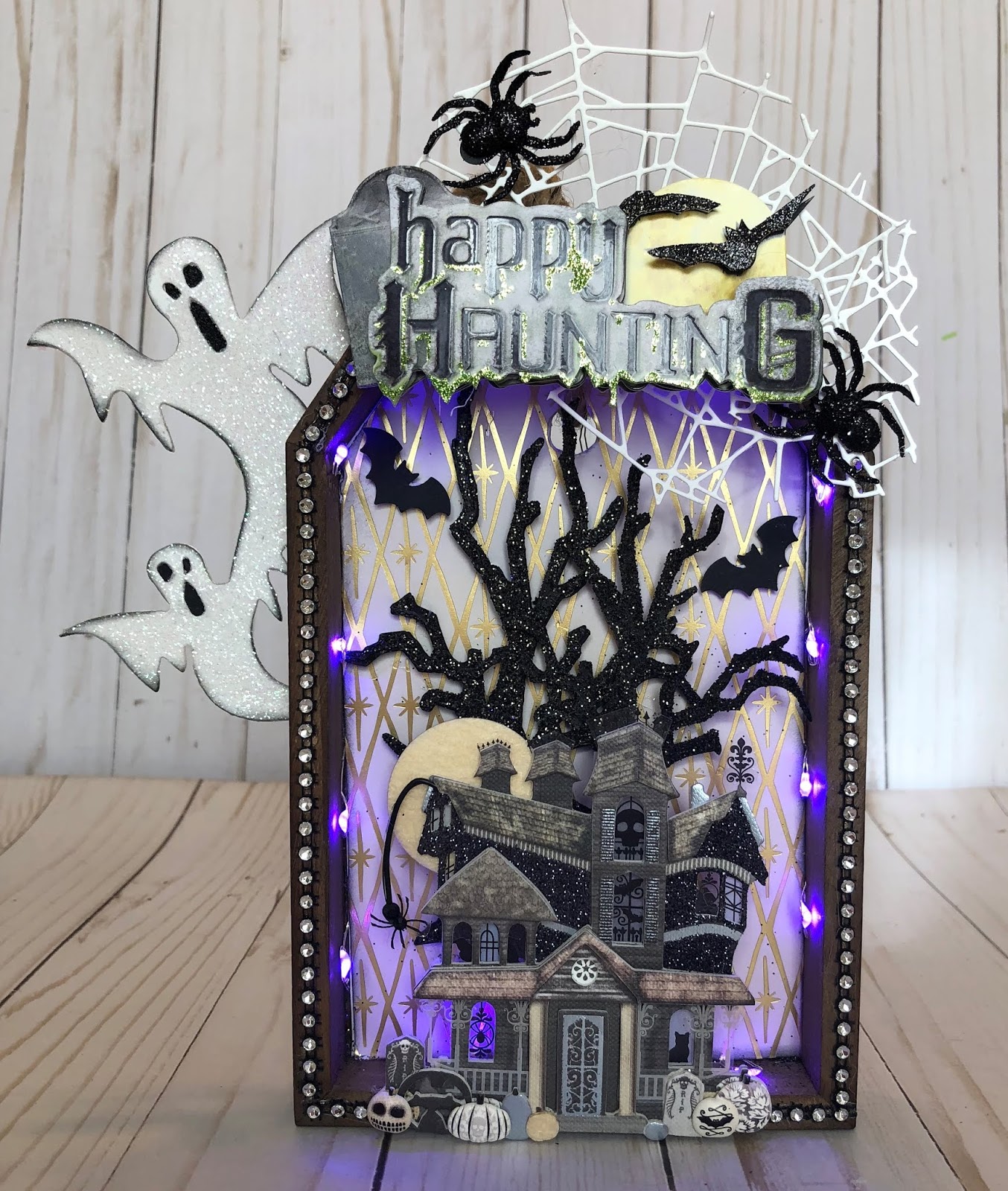 Chocolate Crafts and Bears, Oh My: Halloween Shadow box featuring ...
